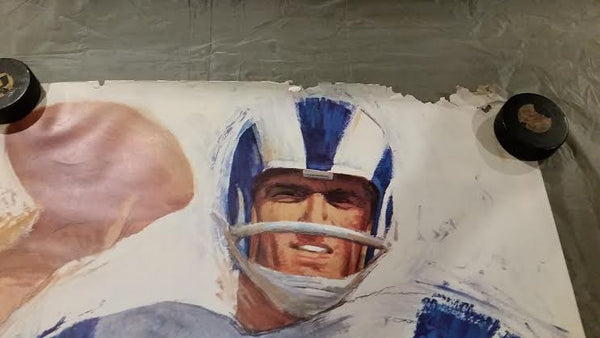 Vintage Dave Boss Los Angeles Rams poster 1960's – Vintage Sports Items
